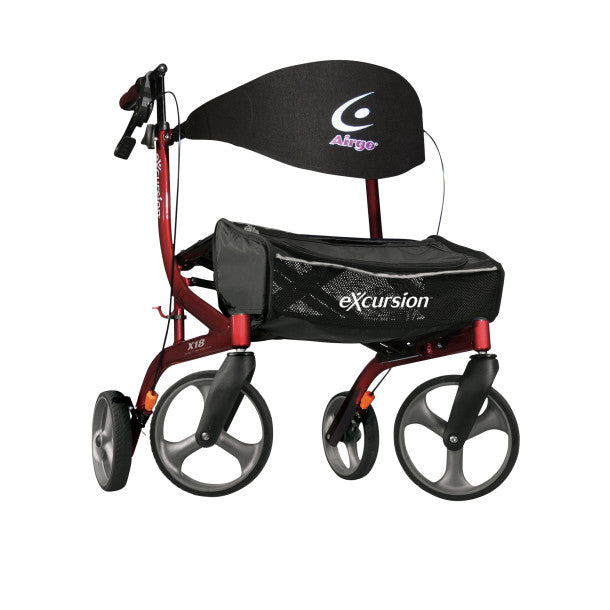 Drivemedical Airgo eXcursion X18 Lightweight Side-fold Rollator Hemi H ...