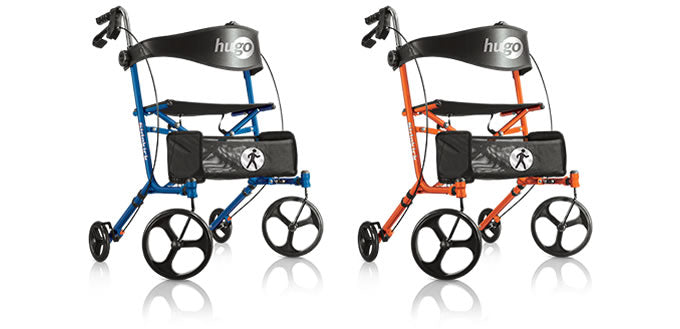 Drivemedical Hugo Sidekick Side-Folding Rolling Walker with a Seat ...