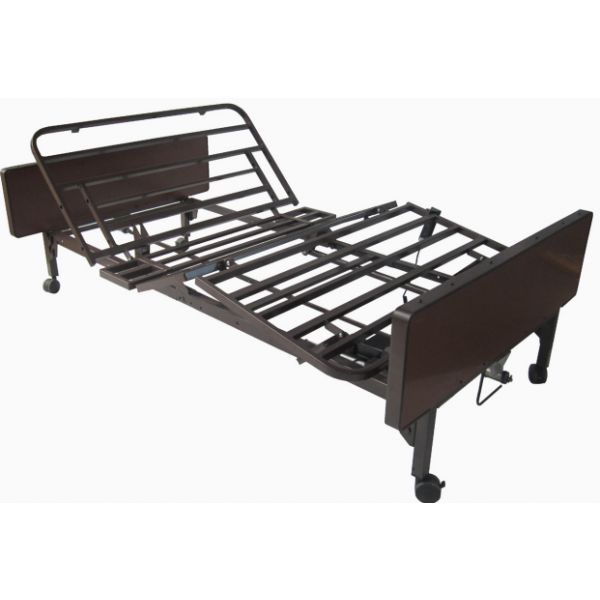 MedaCure - Full Electric Hospital bed with Mattress & Half Side Rails ...
