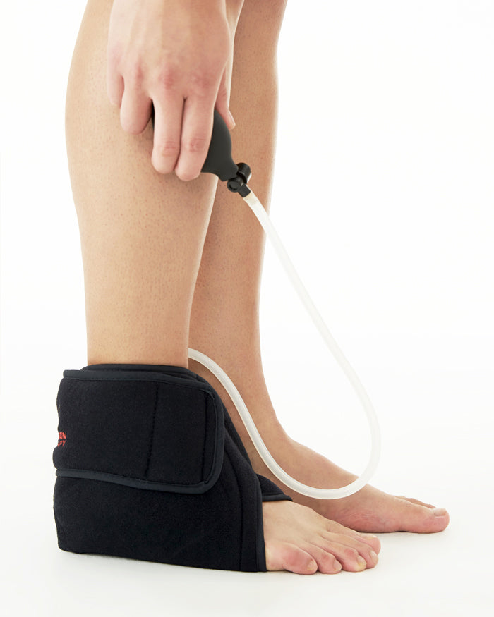 Compression Ankle Brace Stabilizer With Hot & Cold Gel Pack For Sprain ...